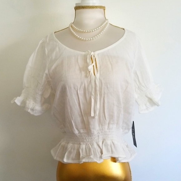Lulus | Tops | Nwt Lulus Boho White Crop Top | Poshmark